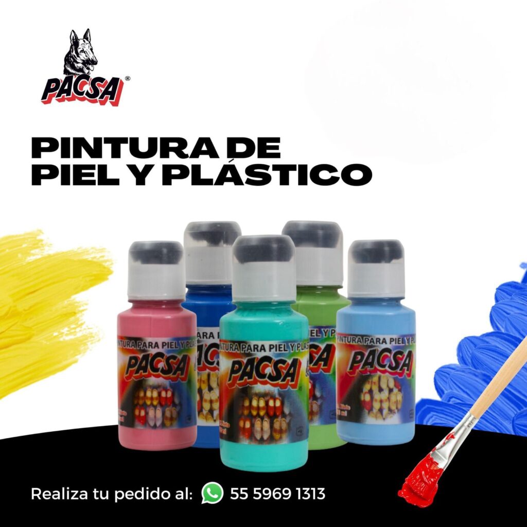 PINTURA PARA PIEL Y PLÁSTICO - Productos PACSA